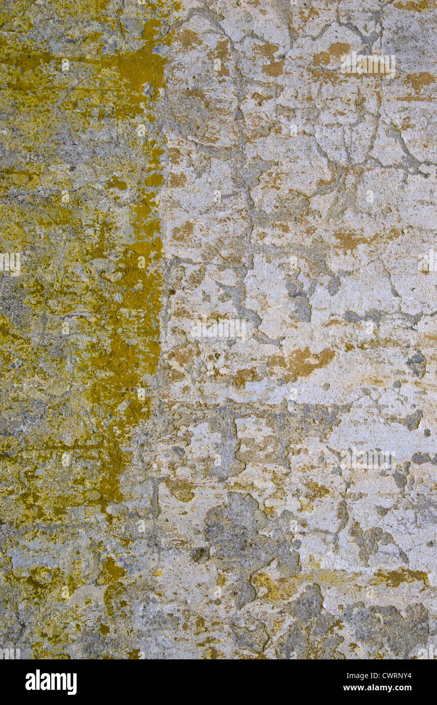 Ancient collapsing old building wall background. Old architecture ...