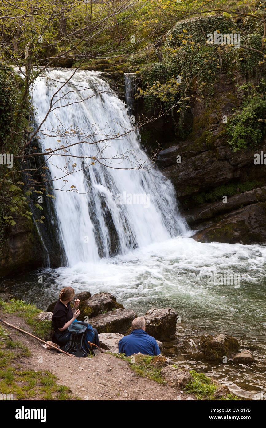 Malham waterfall hi-res stock photography and images - Alamy