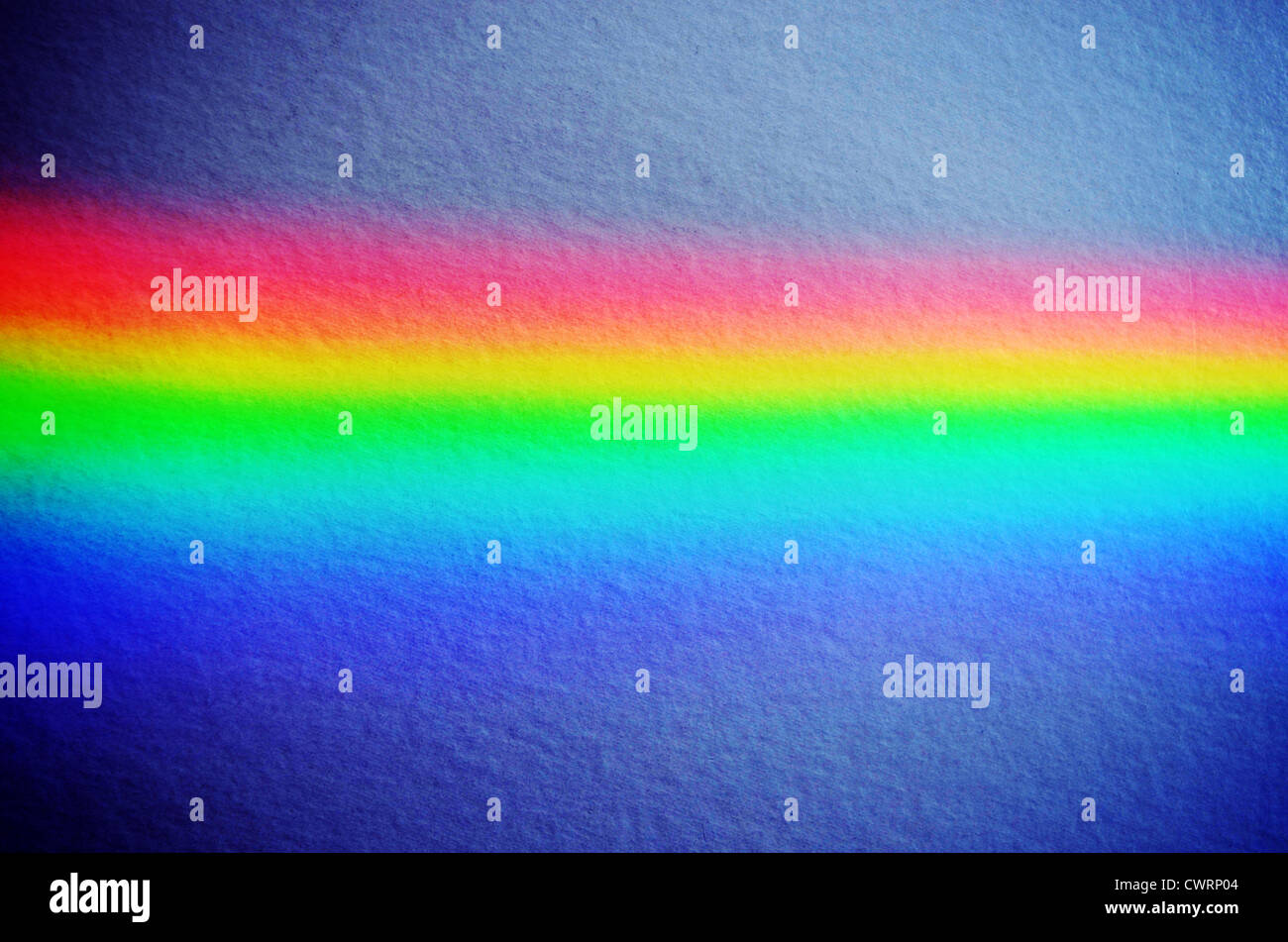 Natural rainbow light on concrete yellow painted wall background Stock ...