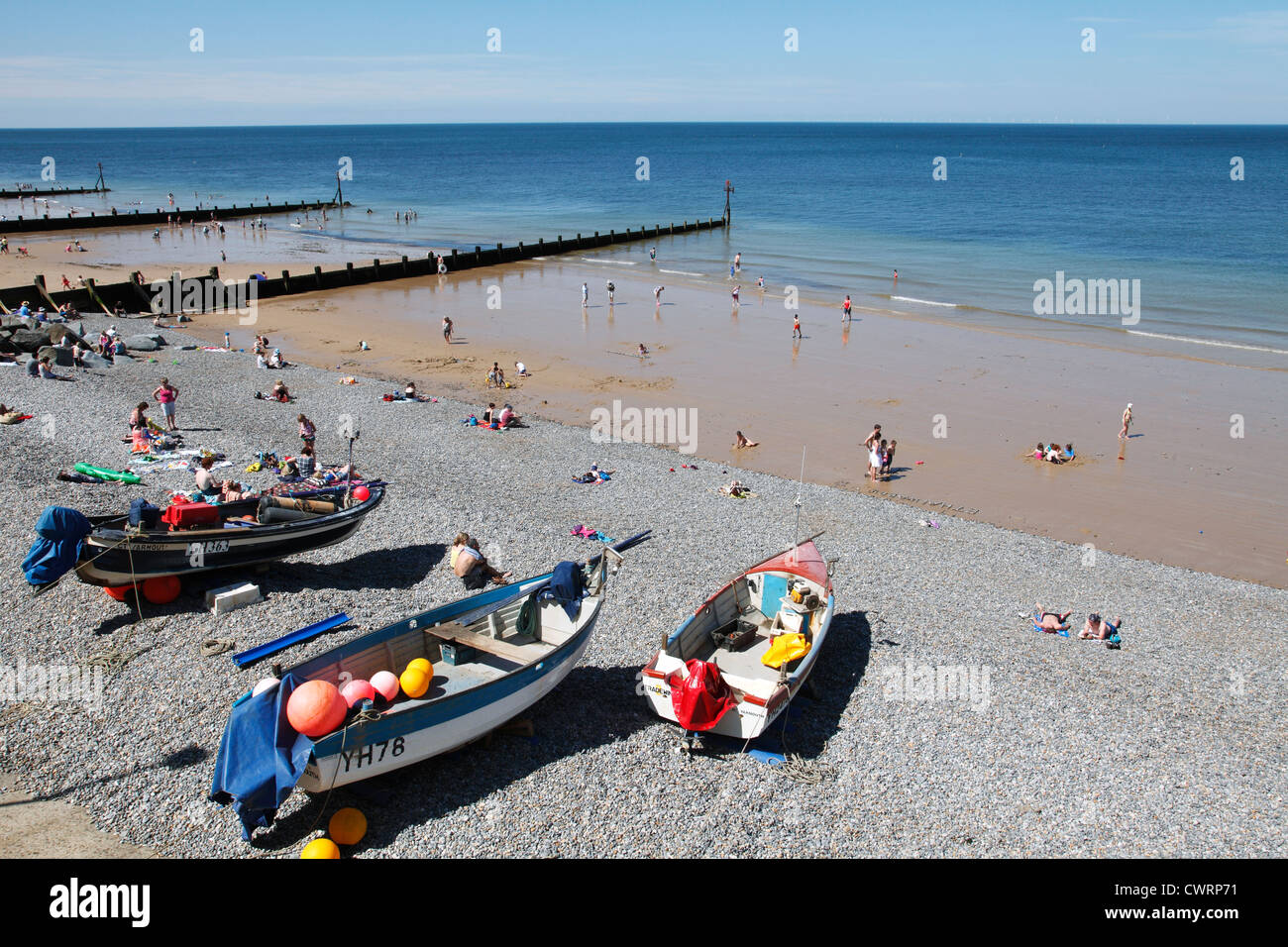 The beach at Sheringham, North Norfolk, England, U.K Stock Photo - Alamy