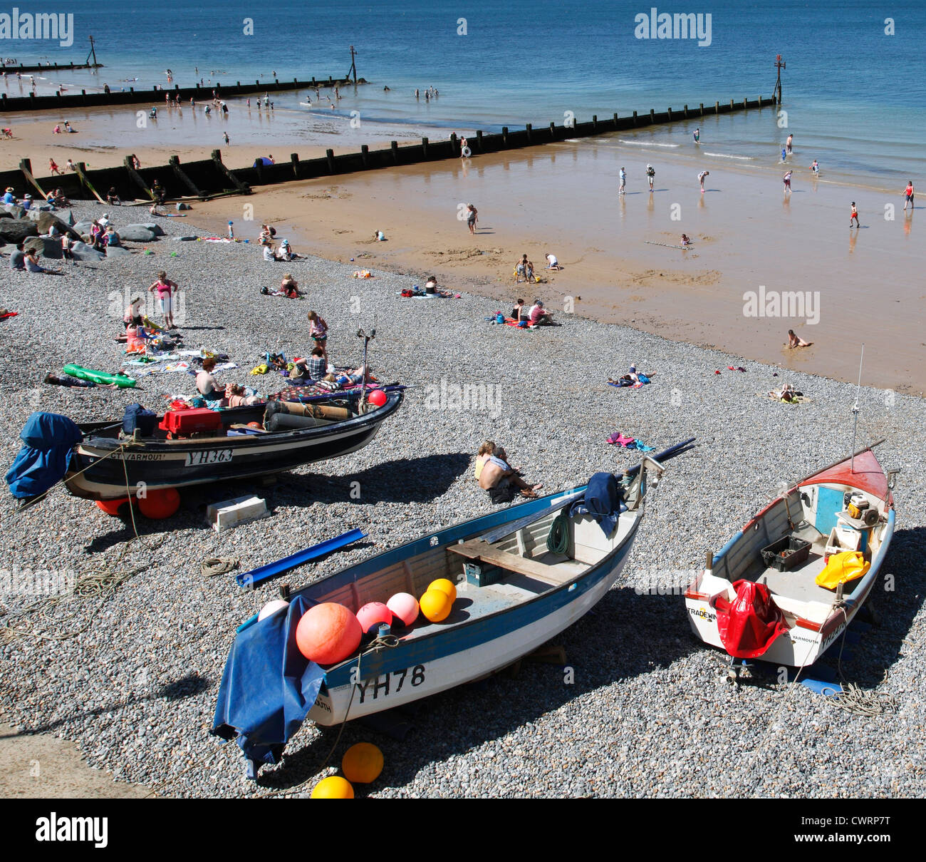 The beach at Sheringham, North Norfolk, England, U.K Stock Photo - Alamy