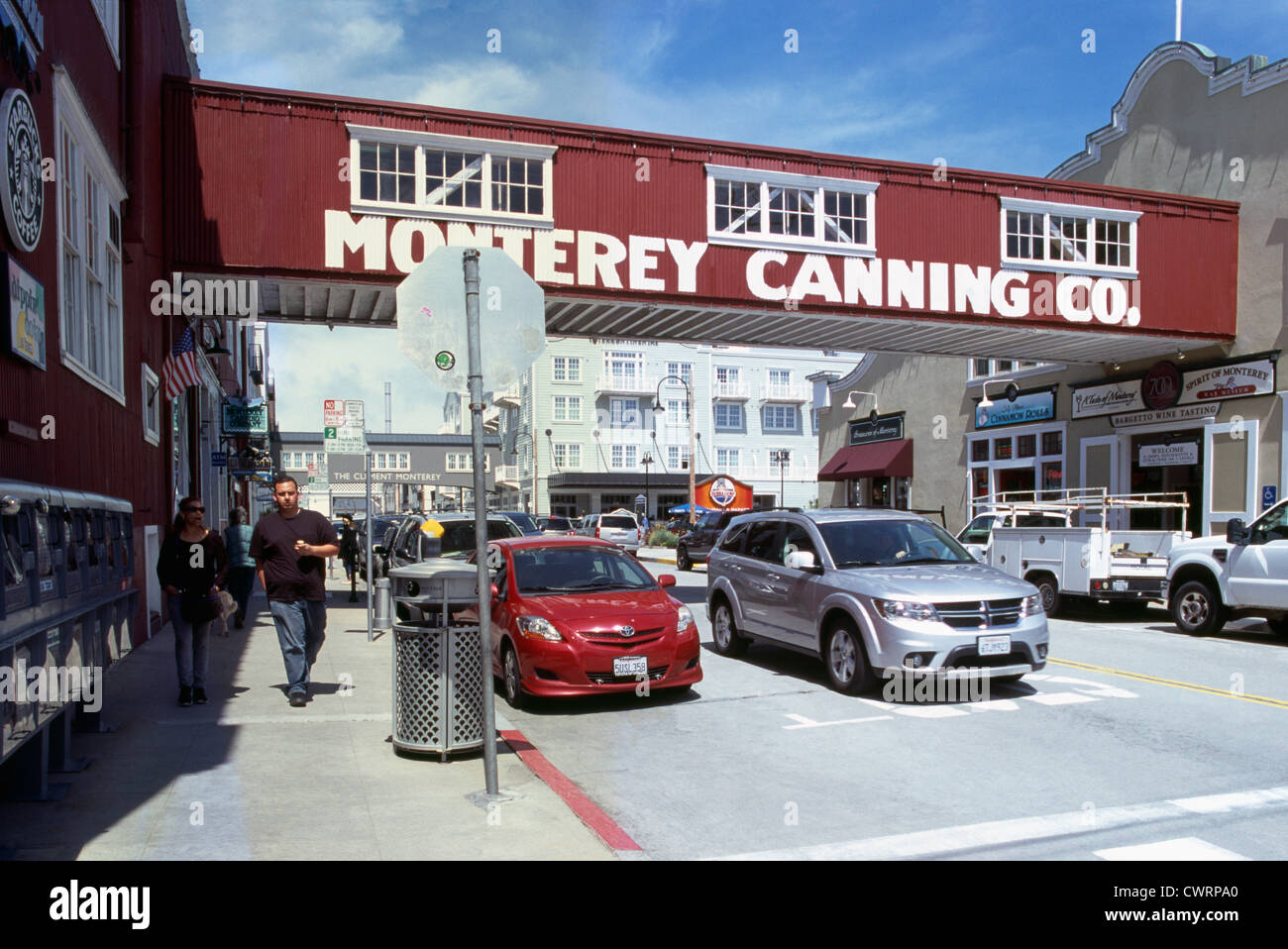 Monterey, California, USA - Monterey Canning Company Building along ...