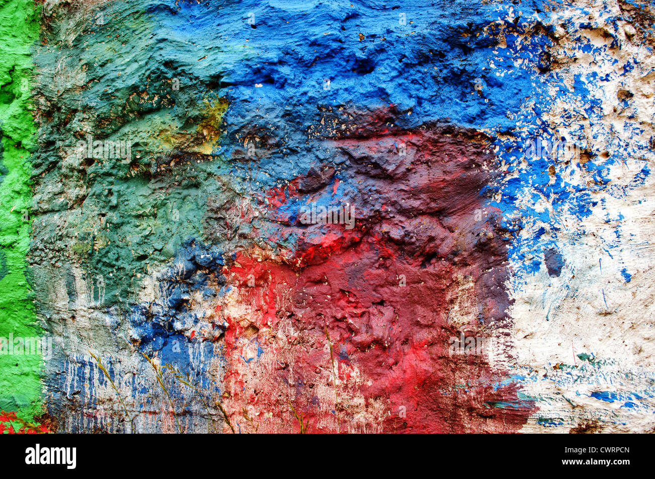 Painting A Rough Surface Painted Rough Surface Hi Res Stock