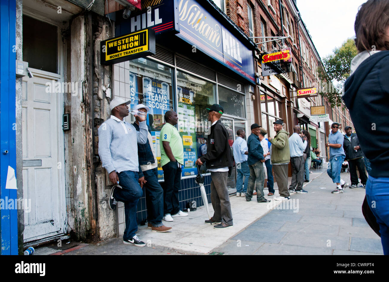 Uk street scene multicultural hi-res stock photography and images - Alamy