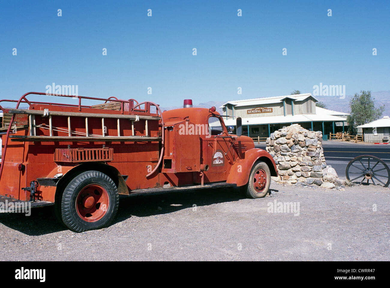 Death Valley National Park, California, USA - Historic Fire Engine at ...