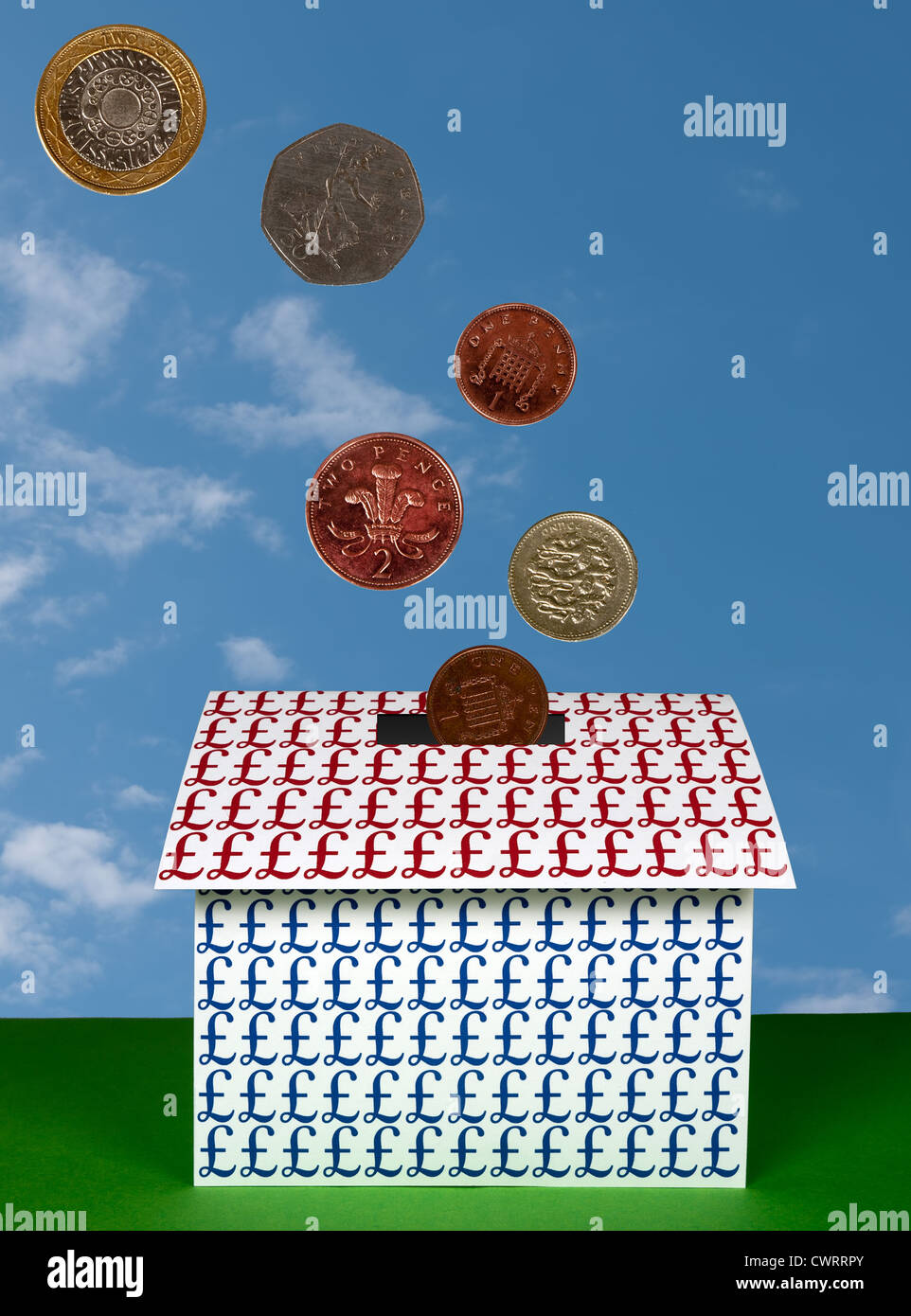 Money box uk hi-res stock photography and images - Alamy