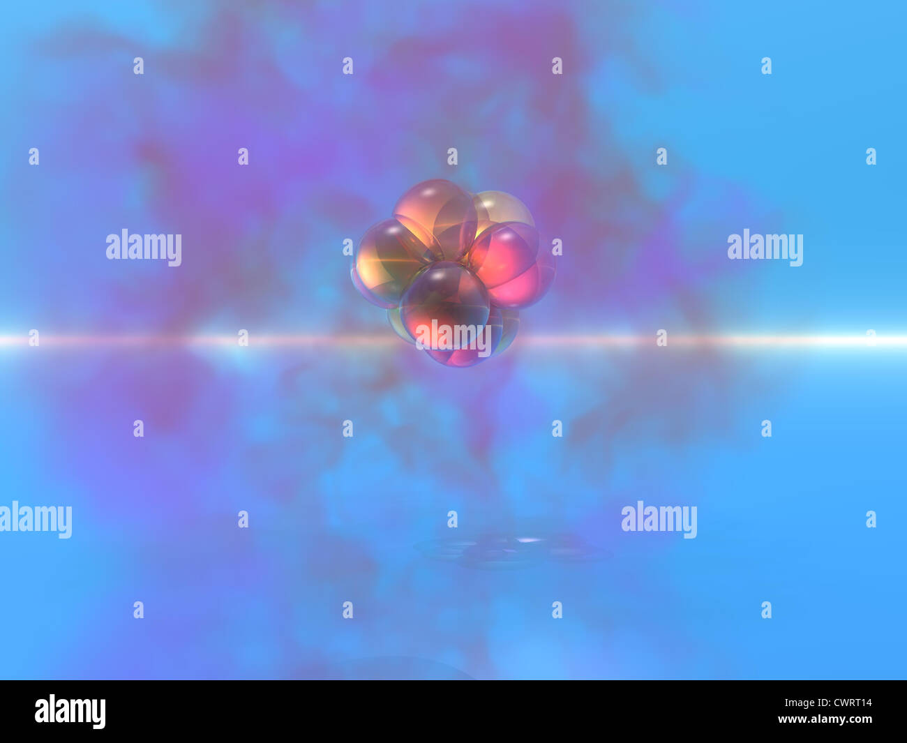 Gas atoms hi-res stock photography and images - Alamy