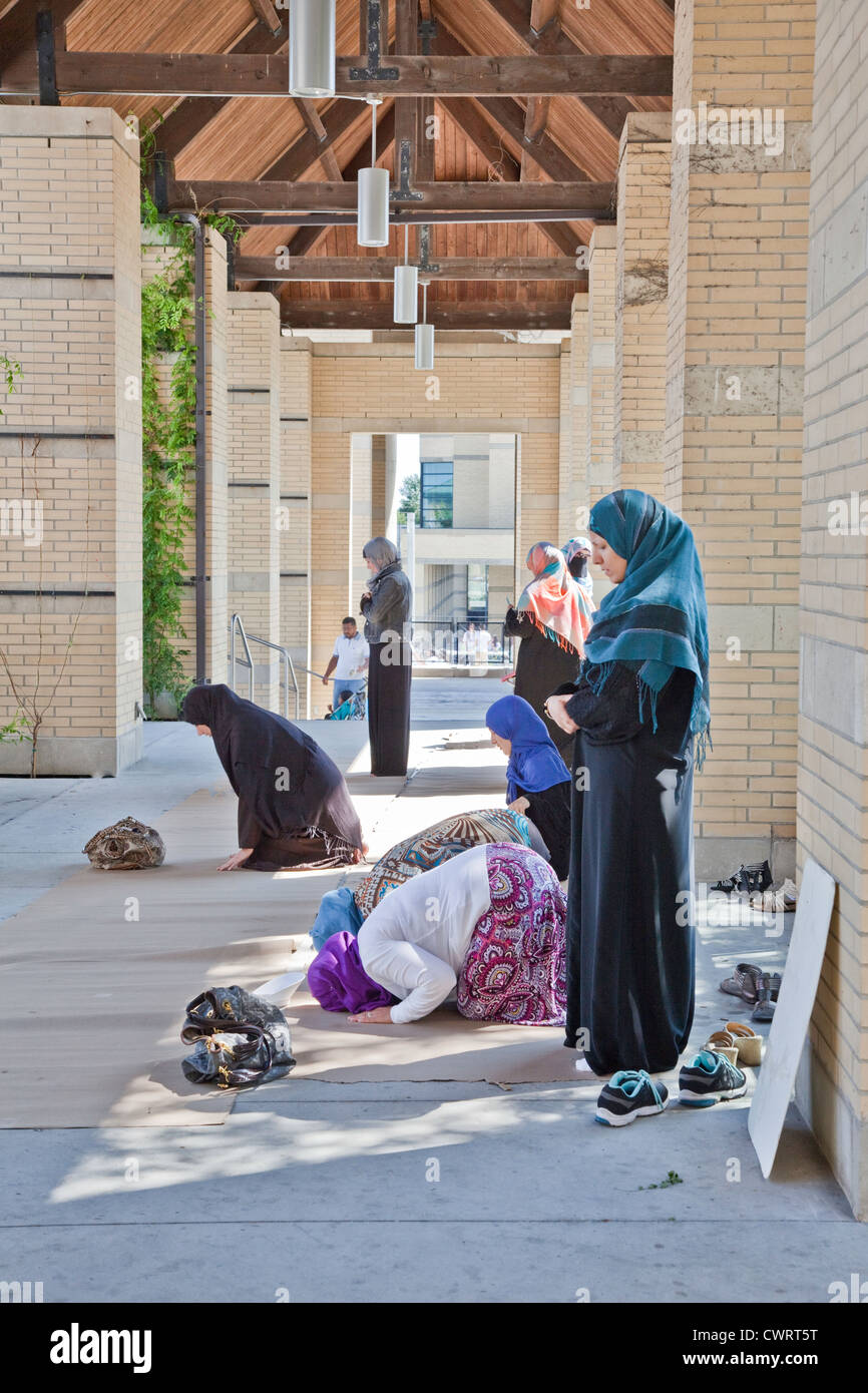 Prayer Station at Muslim Fest in Mississauga near Toronto;Ontario ...