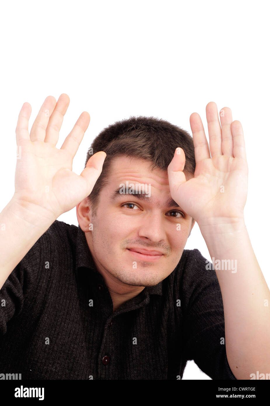 Surrendering hands hi-res stock photography and images - Alamy