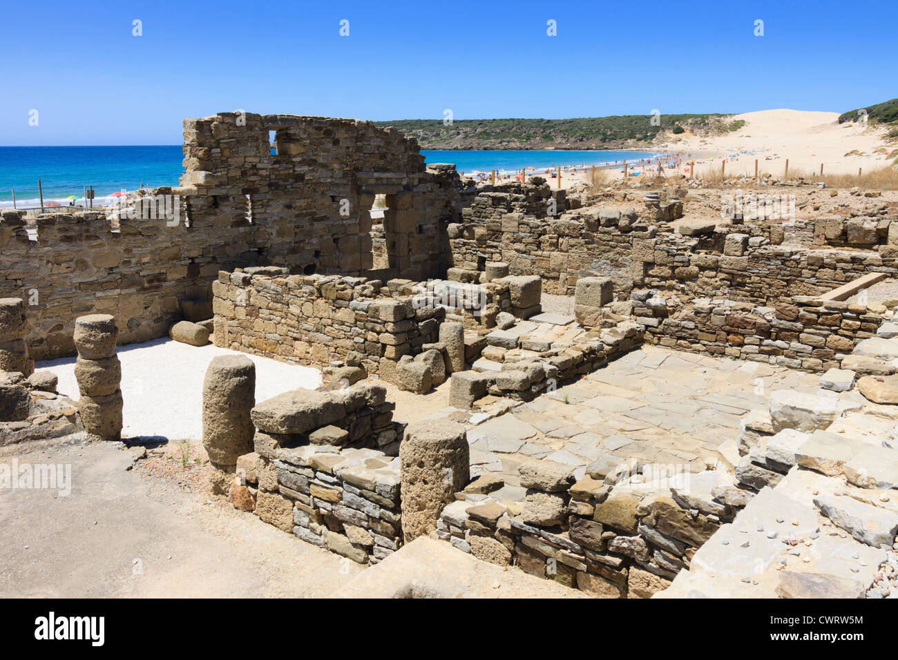Roman garum factory of fish at the ruins of Baelo Claudia, Tarifa ...