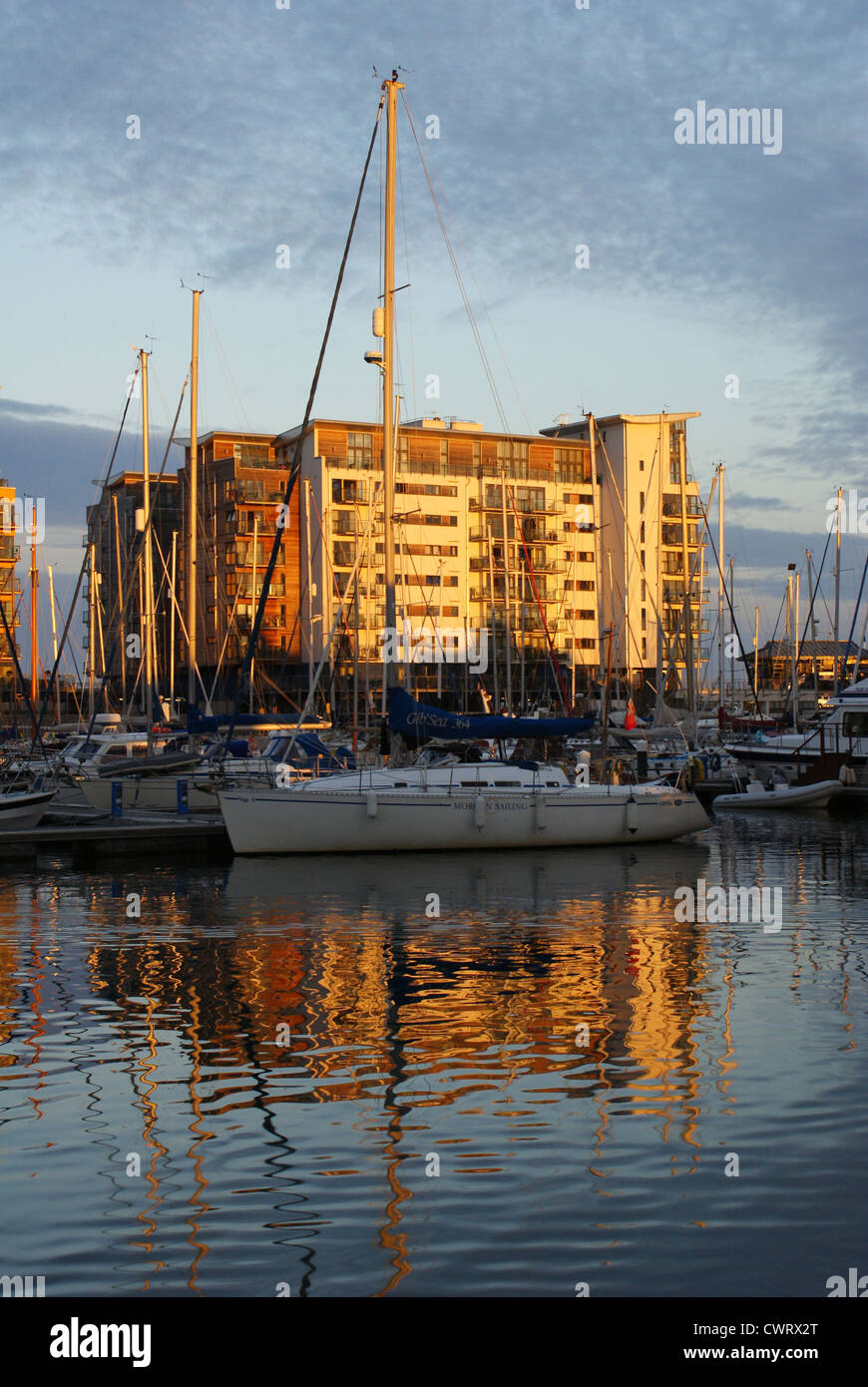 Sovereign Harbour and Marina in Eastbourne, East Sussex, England Stock ...