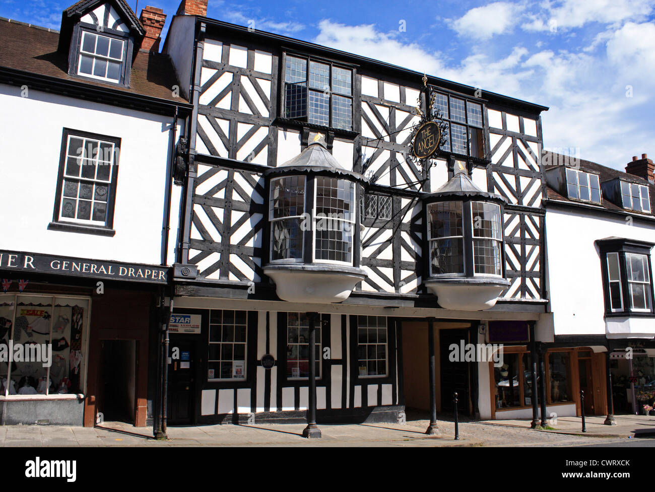 The Angel Hotel Historic Town of Ludlow Shropshire England UK United ...