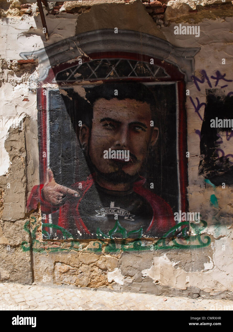 Street art graffiti in Lisbon Stock Photo - Alamy