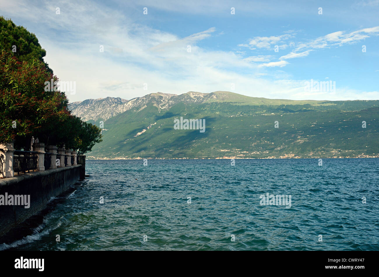 A View of Lake Garda Stock Photo - Alamy