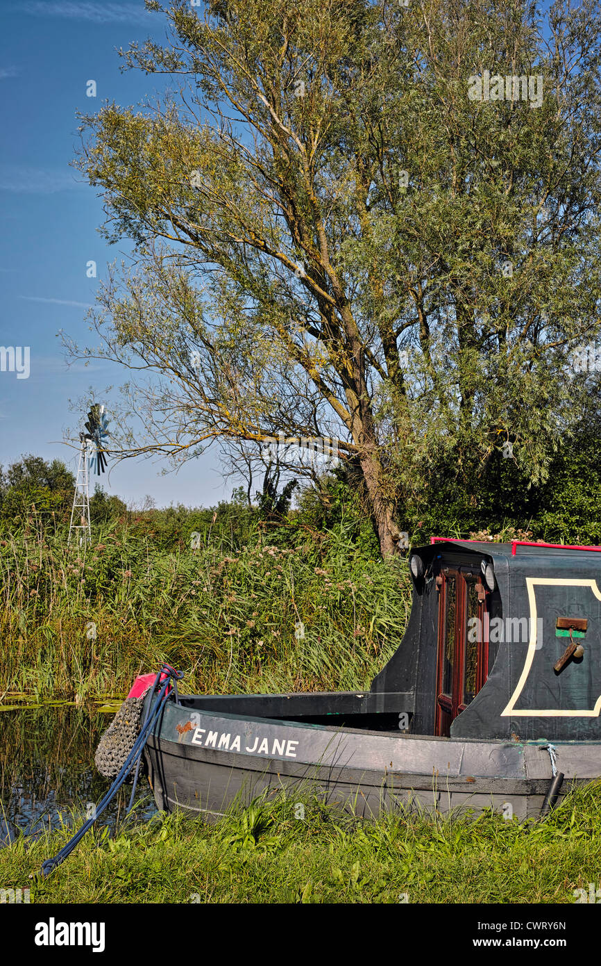 House boat Wicken Fen Stock Photo - Alamy