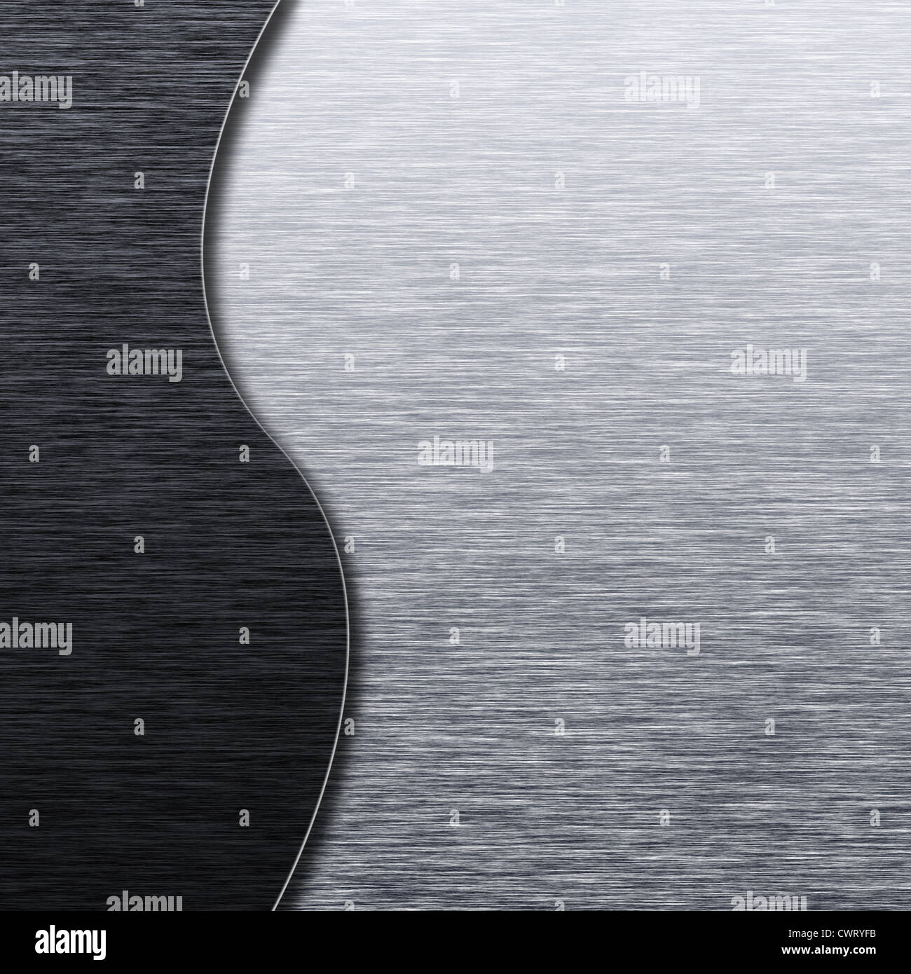 Brushed metal texture template , two pieces of metal Stock Photo - Alamy