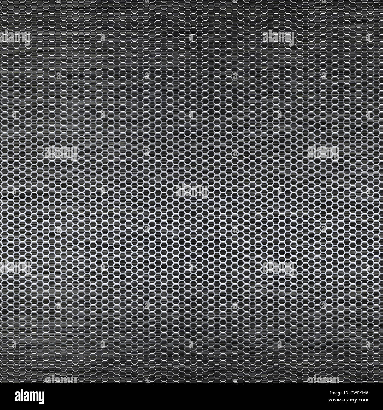 Metal mesh texture background over brushed metal sheet Stock Photo - Alamy