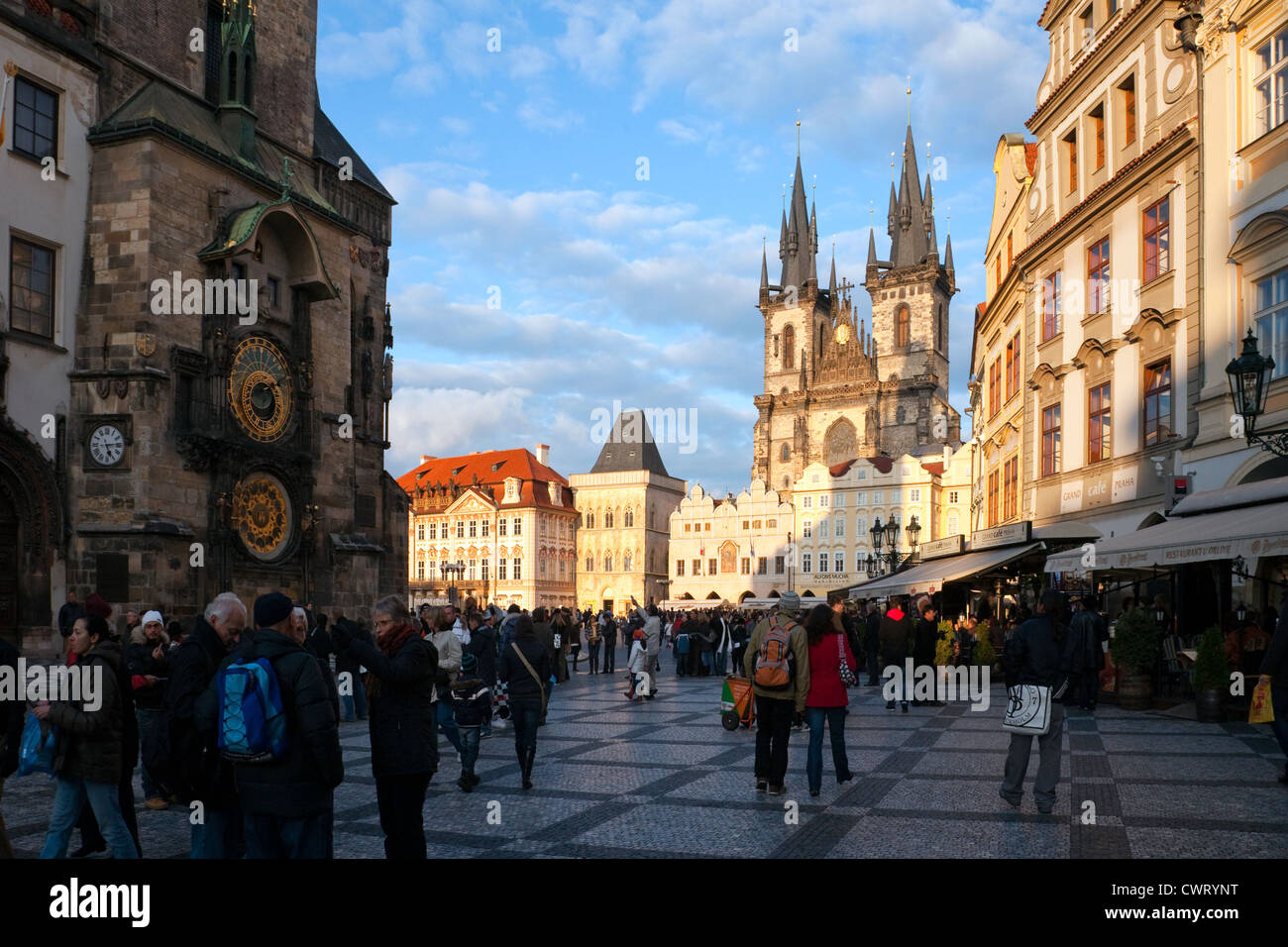 Square in the center of prague hi-res stock photography and images - Alamy