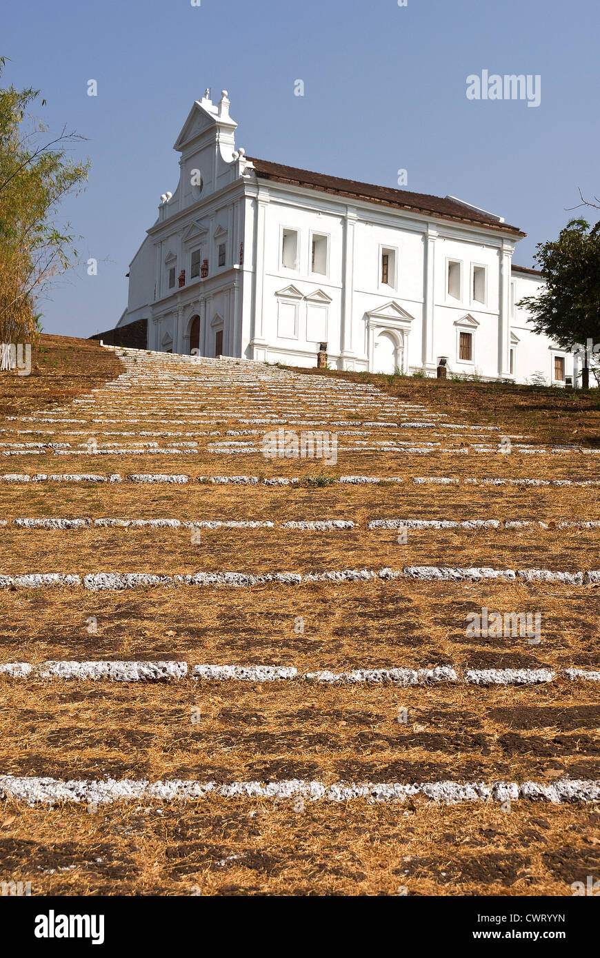 Church lady mount old goa hi-res stock photography and images - Alamy