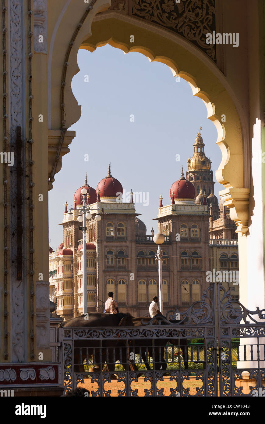 Mysore palace gate hi-res stock photography and images - Alamy