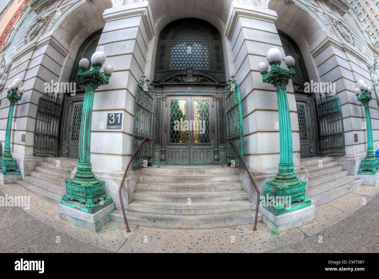 The Beaux Arts Surrogate's Courthouse at 31 Chambers Street in the ...