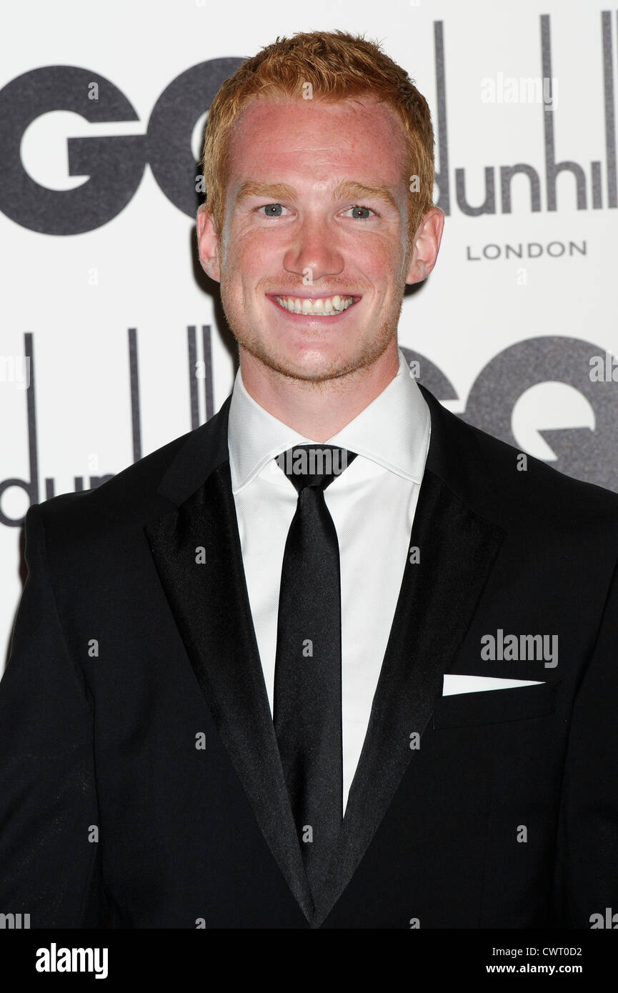 Greg Rutherford arrives for the GQ Men of the Year Awards at a central ...