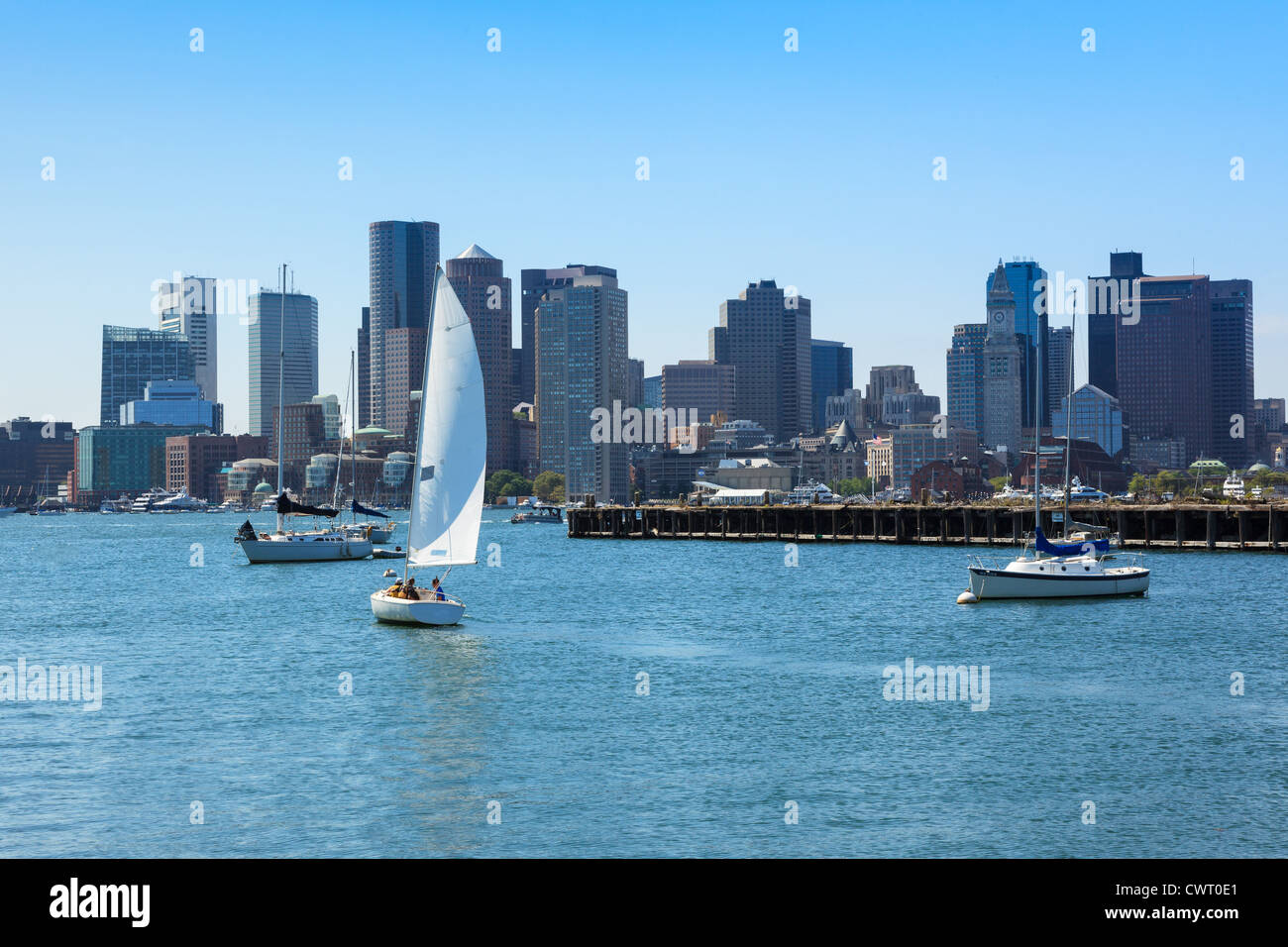 Port of boston skyline hi-res stock photography and images - Alamy