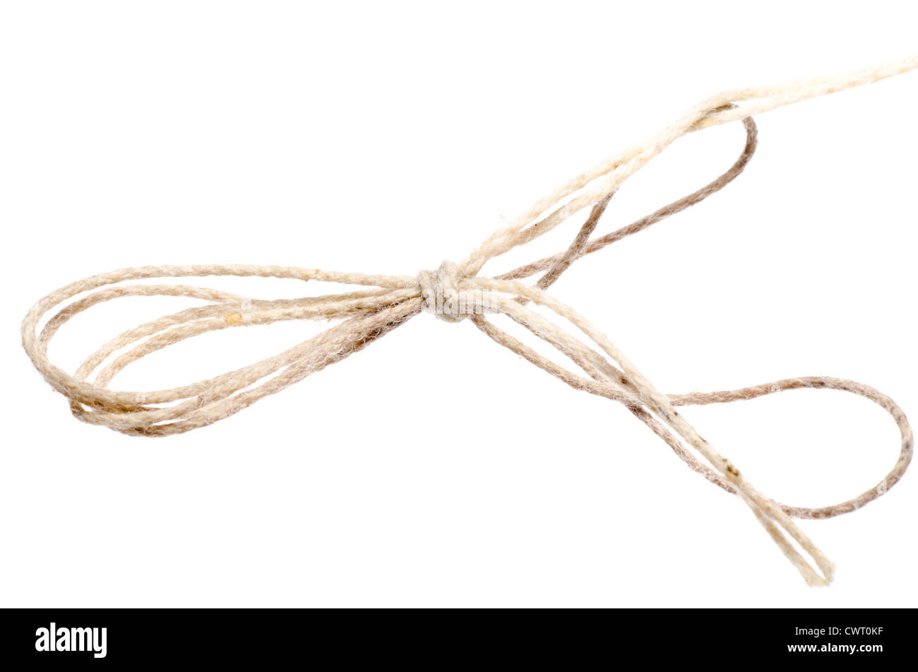 rope node isolated on white Stock Photo - Alamy