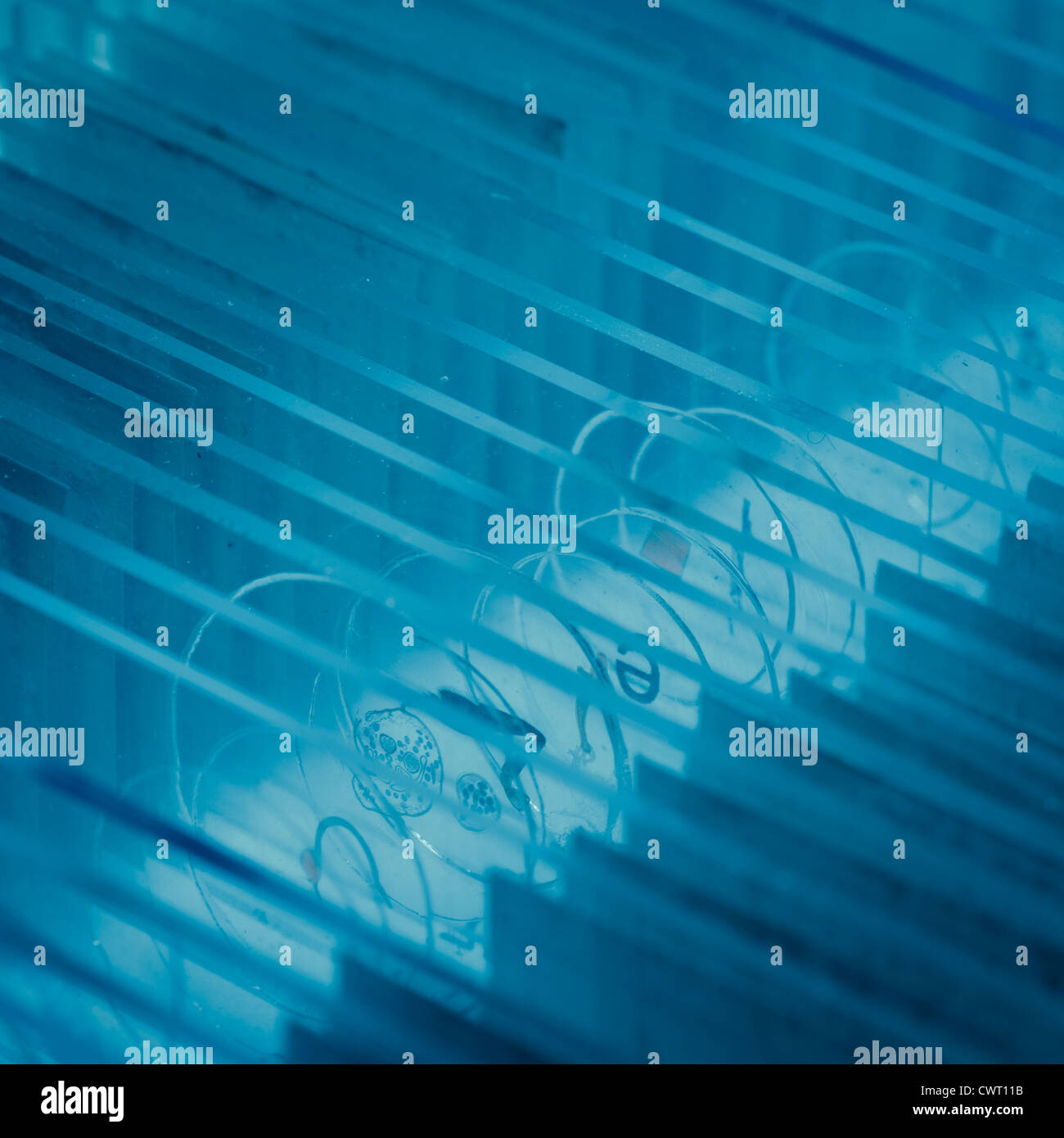 science medical glass microscope slide with sample Stock Photo - Alamy