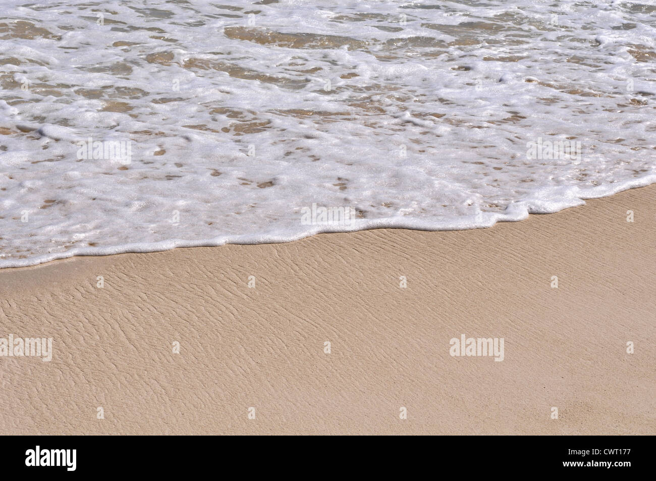 Sea waves rolling on sand hi-res stock photography and images - Alamy