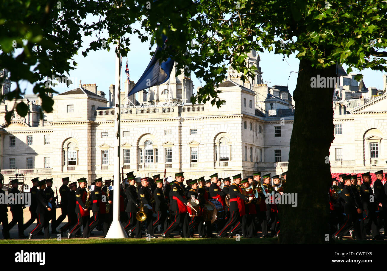 International meeting of royal Guards at the royal residence ...