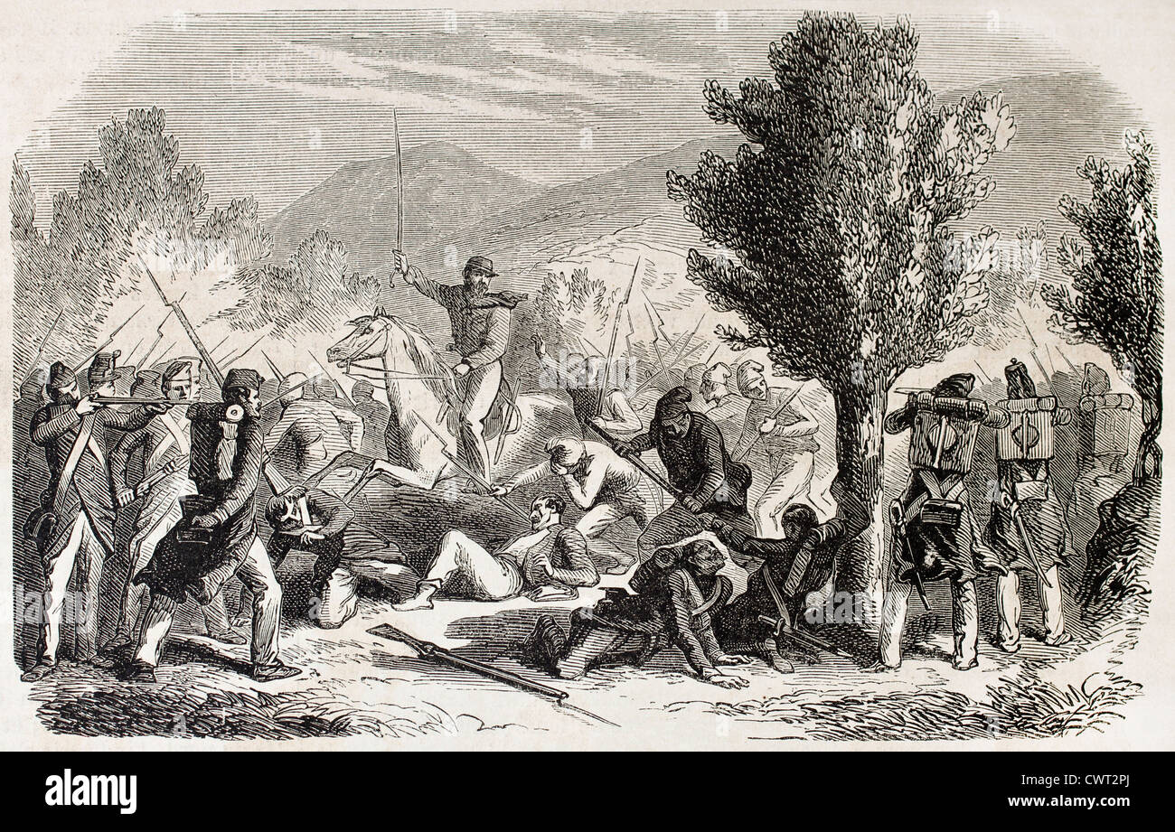 Battle of Volturnus, near Naples, Italy Stock Photo - Alamy