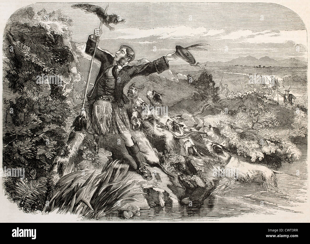 Otter drawing hi-res stock photography and images - Alamy