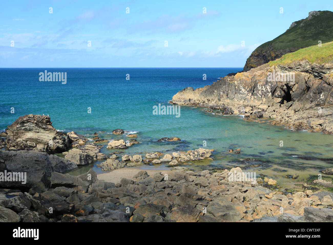 Lundy Bay, Near Polzeath, North Cornwall, England, UK Stock Photo - Alamy