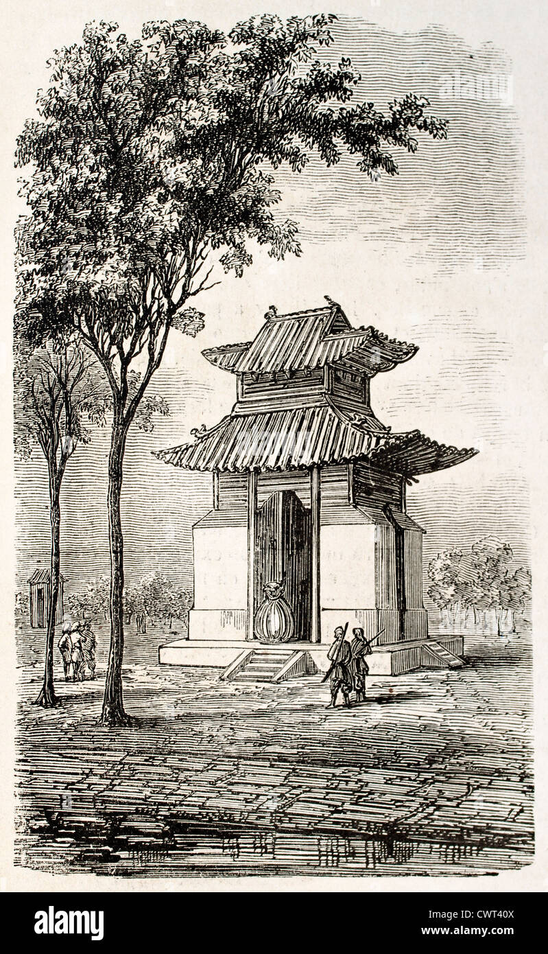 Small Pagoda near Pa-Li-Kiao bridge, China Stock Photo - Alamy