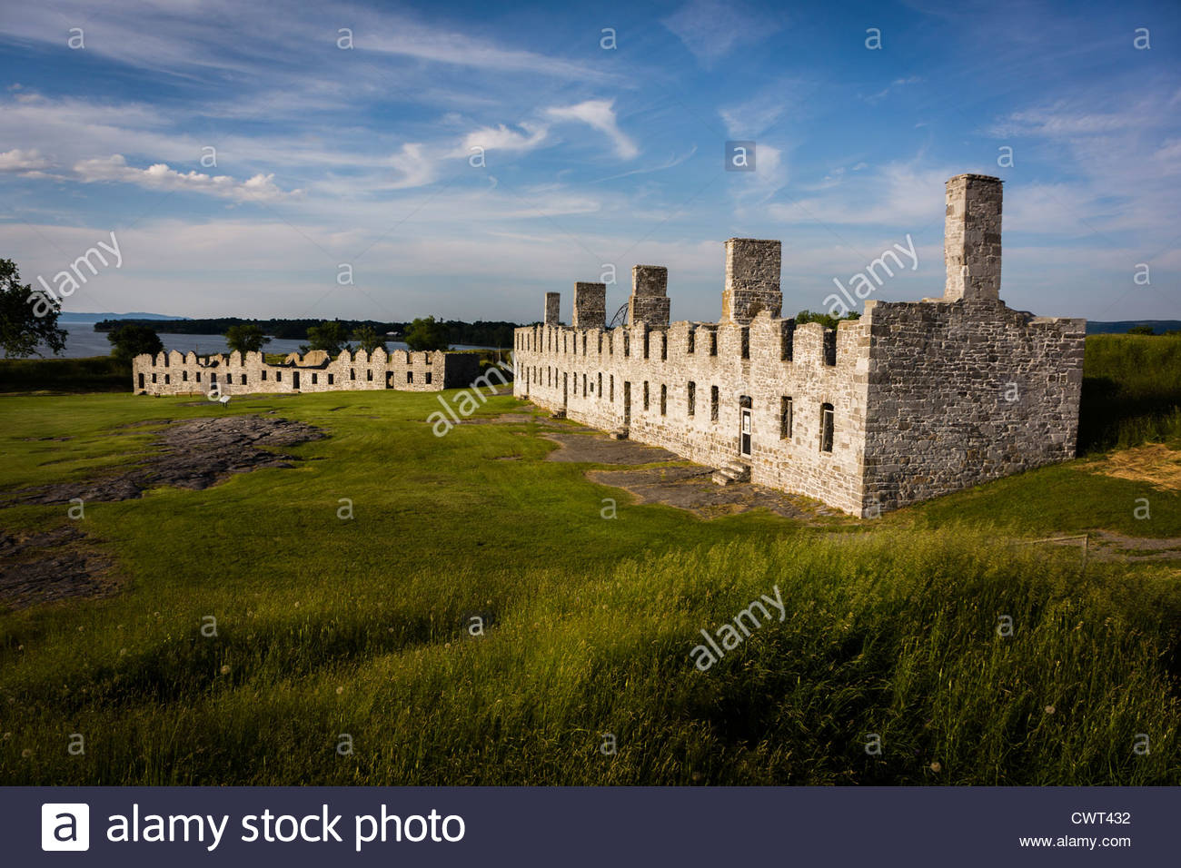 Fort Crown Point Crown Point New York USA Stock Photo, Royalty Free ...