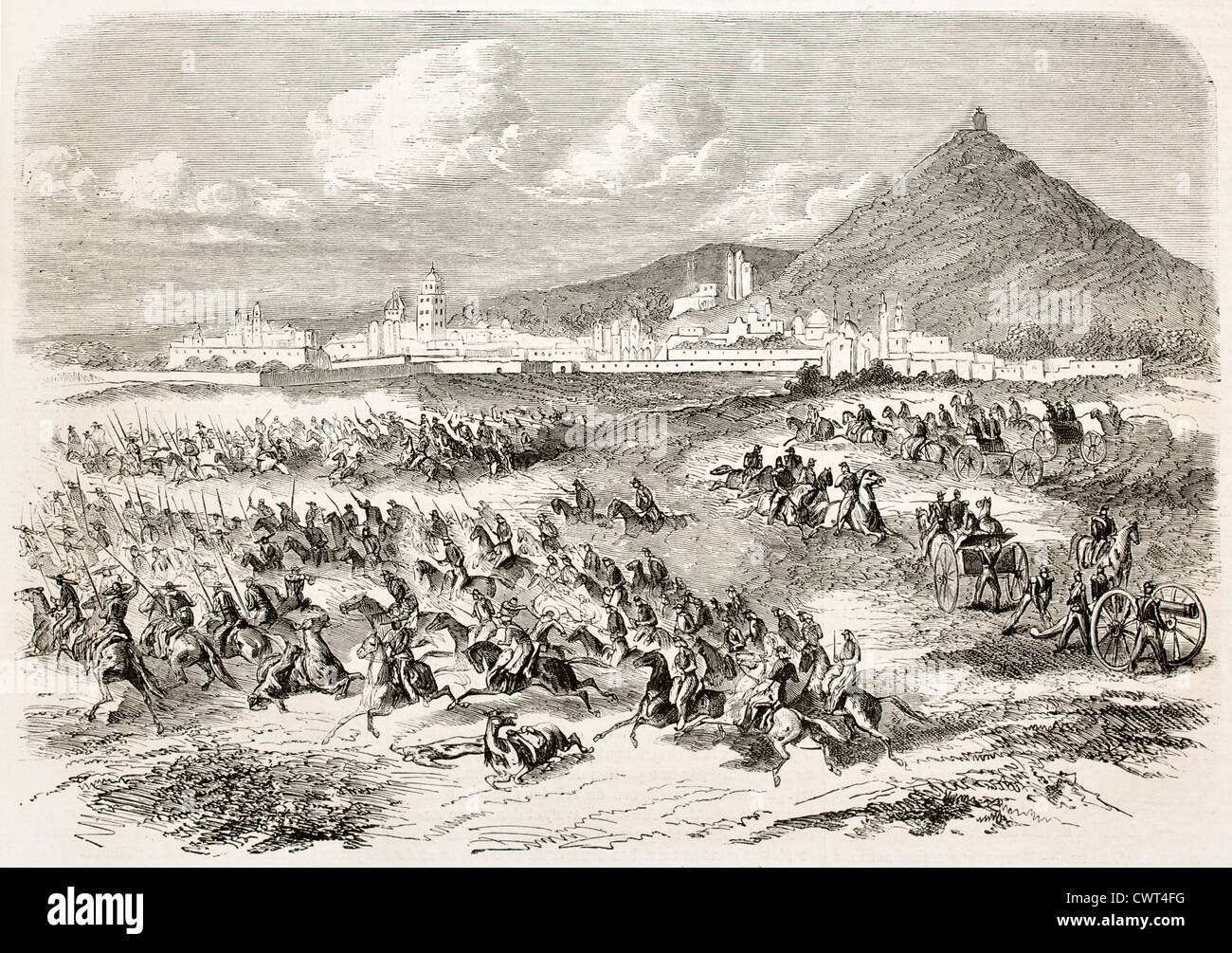 French intervention in Mexico Stock Photo - Alamy