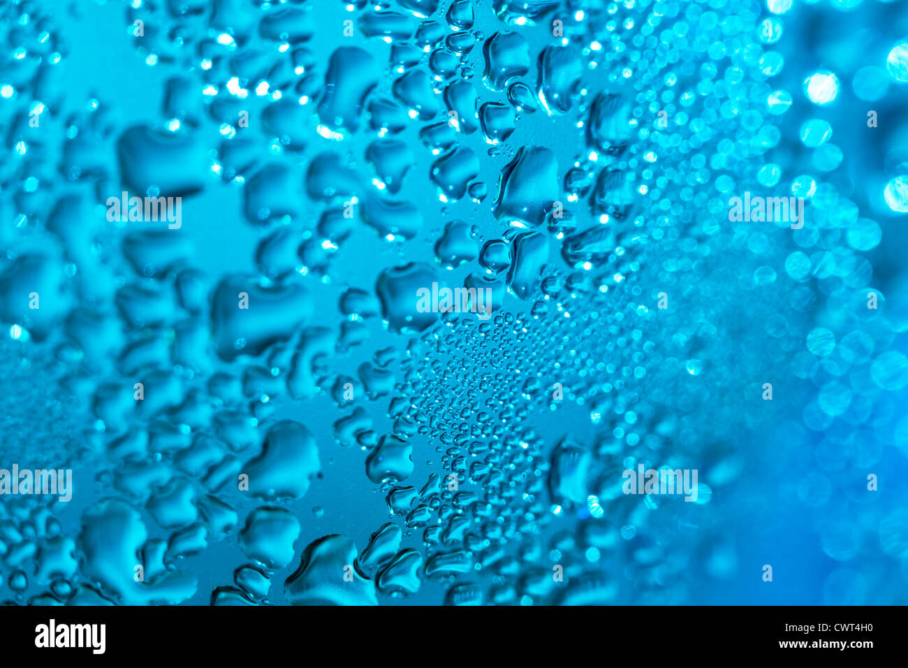 Refreshing blue watery background (color toned image; shallow DOF Stock ...