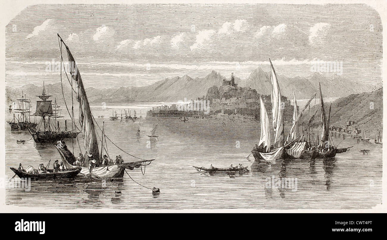 Corfu retro hi-res stock photography and images - Alamy