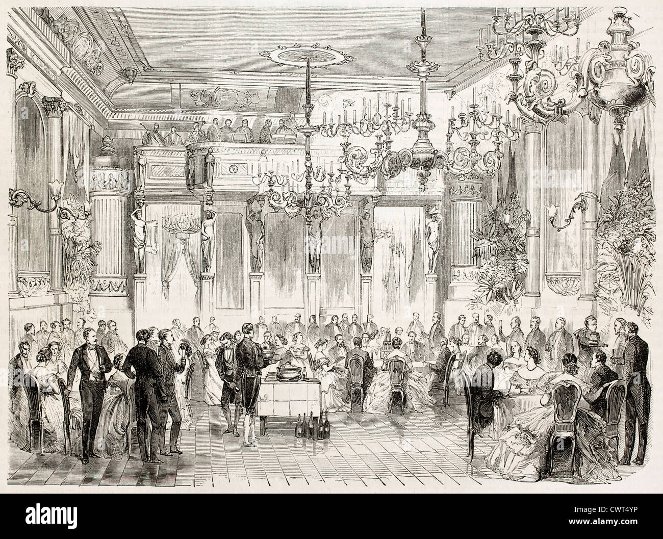 Table de banquet hi-res stock photography and images - Alamy