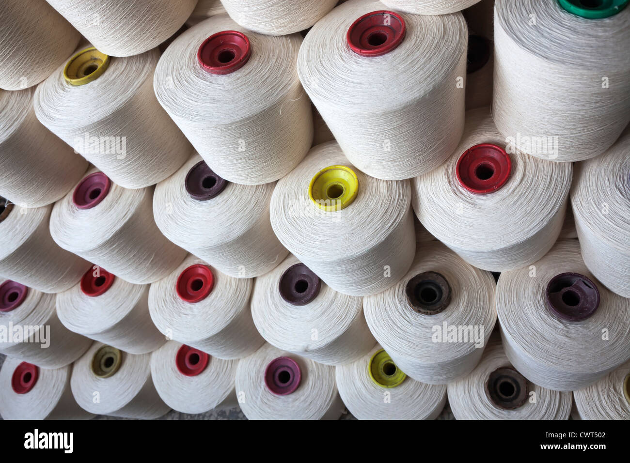 cotton cones stacked together Stock Photo - Alamy