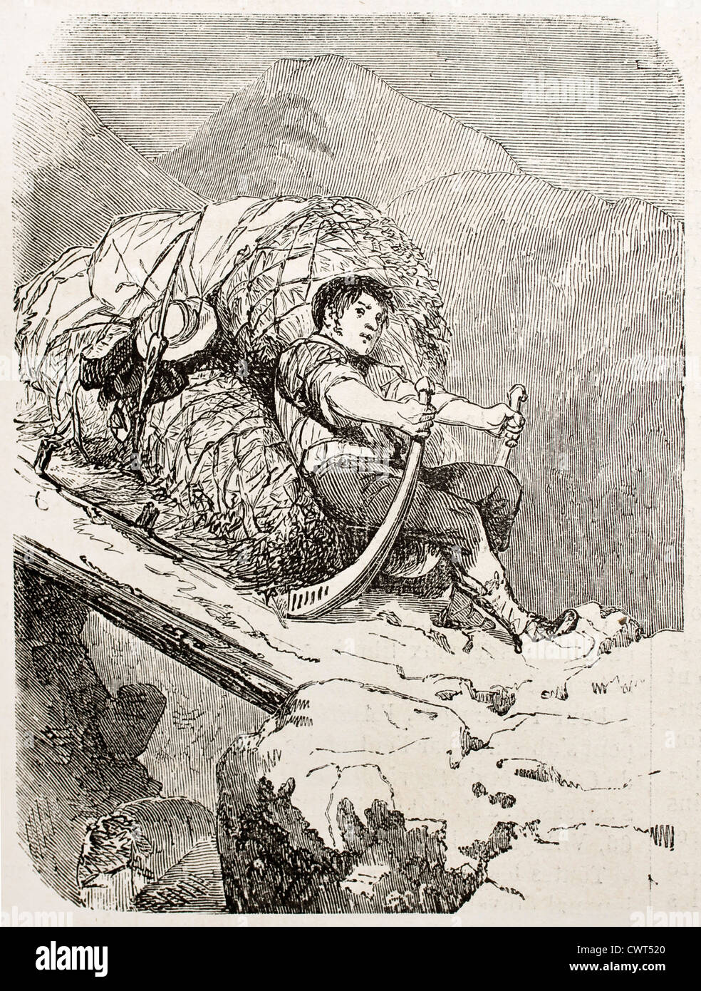 Antique sledge hi-res stock photography and images - Alamy