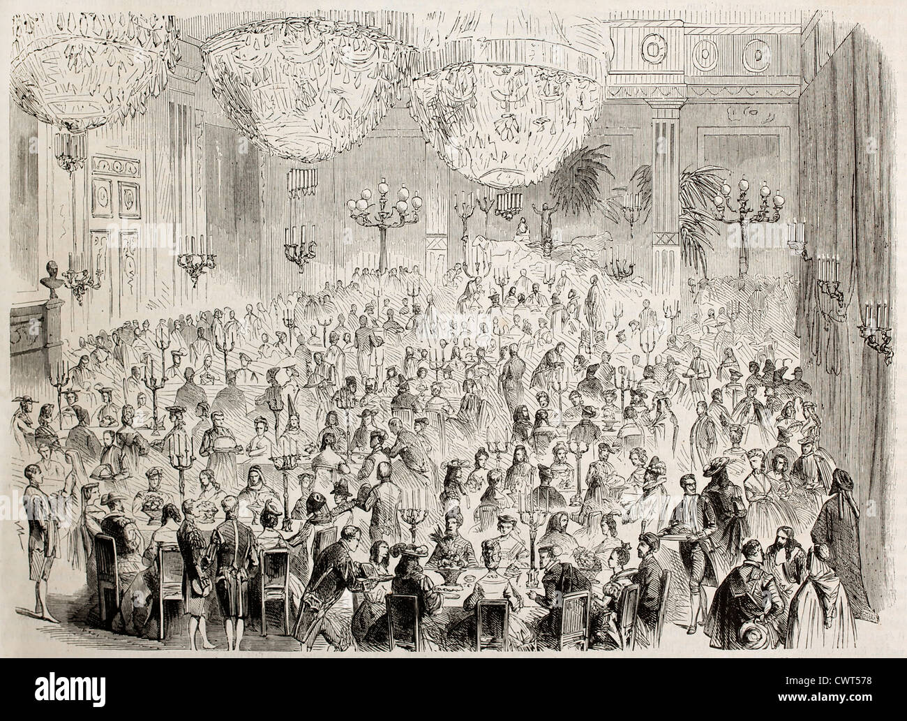 Masked ball illustration hi-res stock photography and images - Alamy