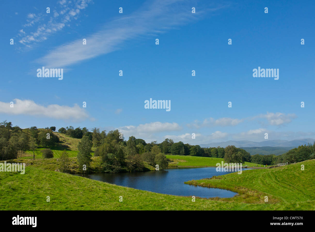 Ghyll Head Reservoir, Lake District ,Cumbria, England, England UK Stock ...