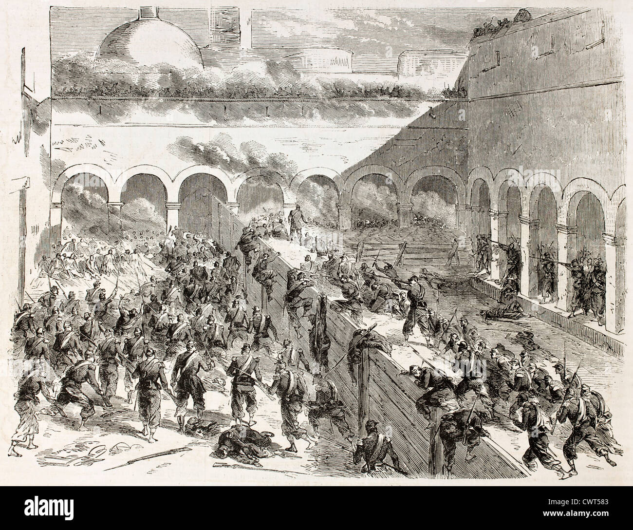 Battle of puebla painting hi-res stock photography and images - Alamy