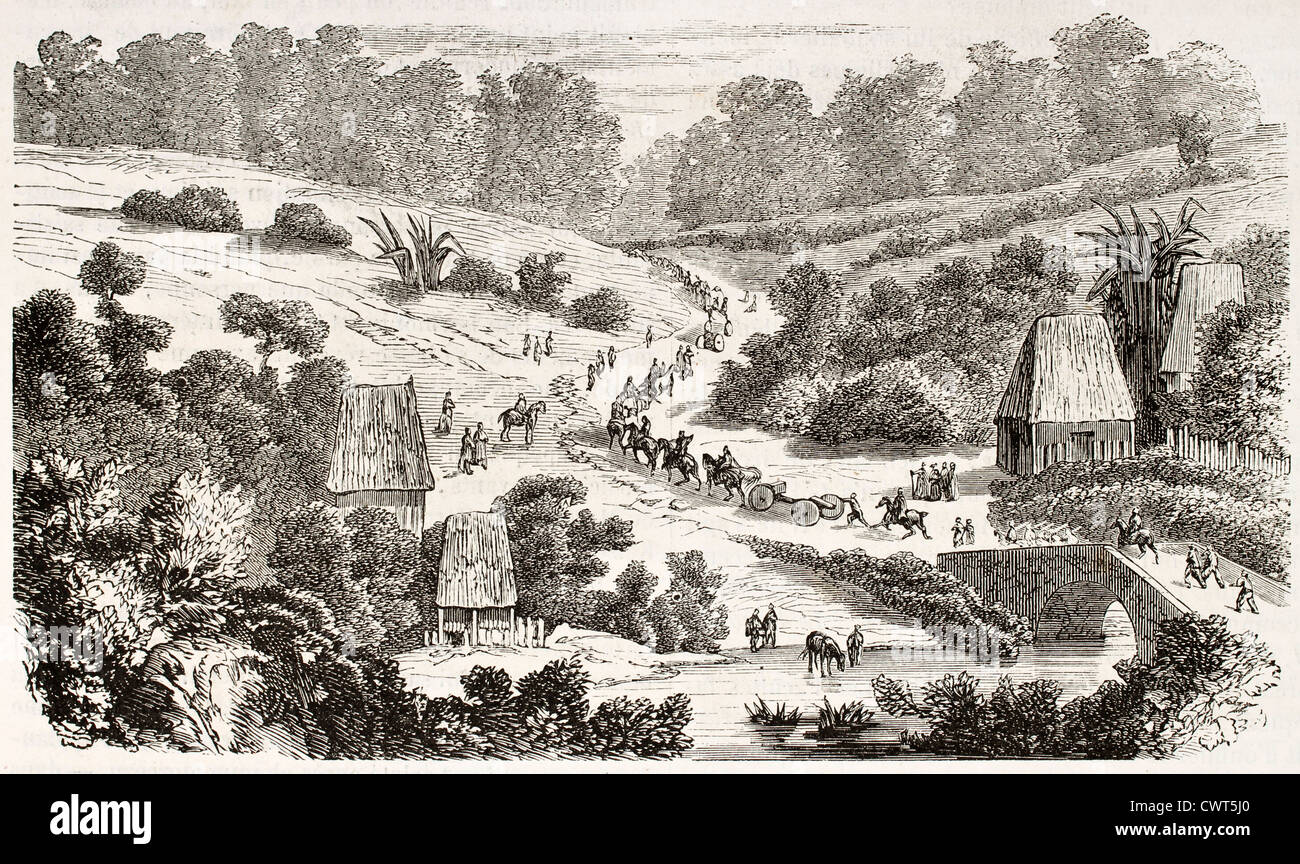 French intervention in Mexico Stock Photo - Alamy