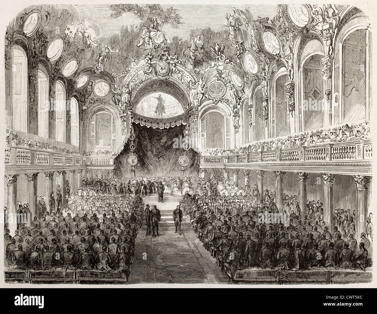 Prize giving ceremony Stock Photo - Alamy