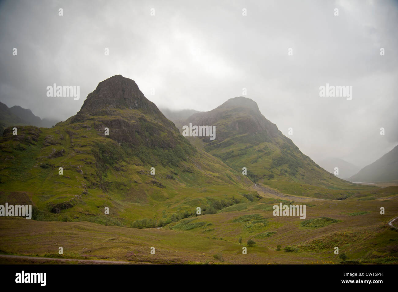 Glen Coe Mountains Inverness shire Highland Region Scotland. SCO 8351 ...