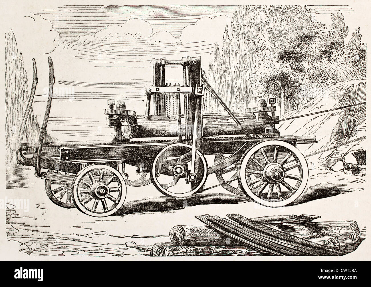 Technical drawing engine hi-res stock photography and images - Alamy