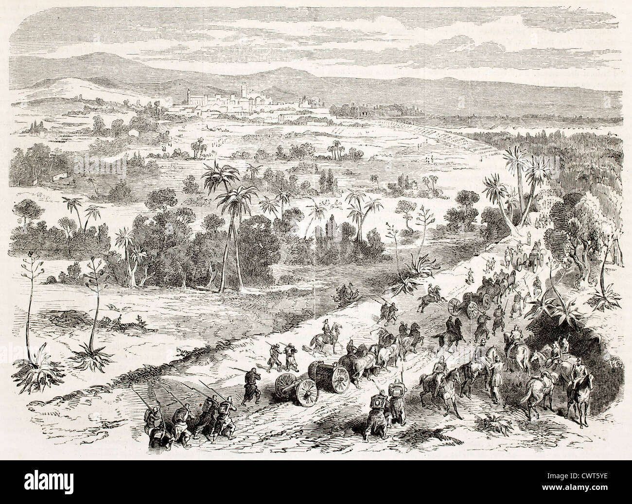 French intervention in Mexico Stock Photo - Alamy